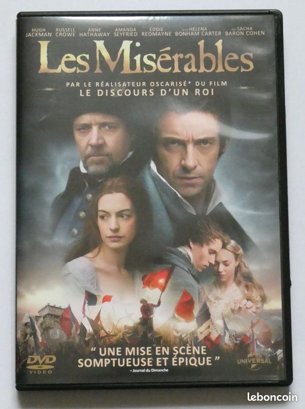 DVD Les misérables - Avec Hugk Jackman - DVD - Films