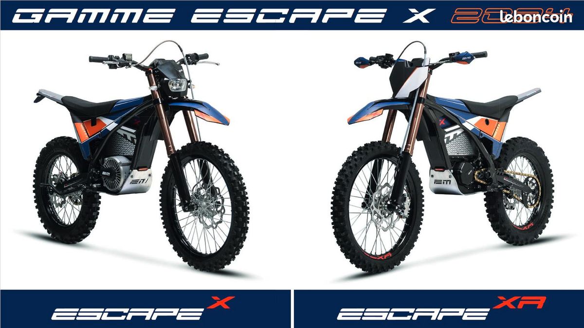 Electric Motion ESCAPE R X XR et EPURE RACE 2024-2025 - Motos