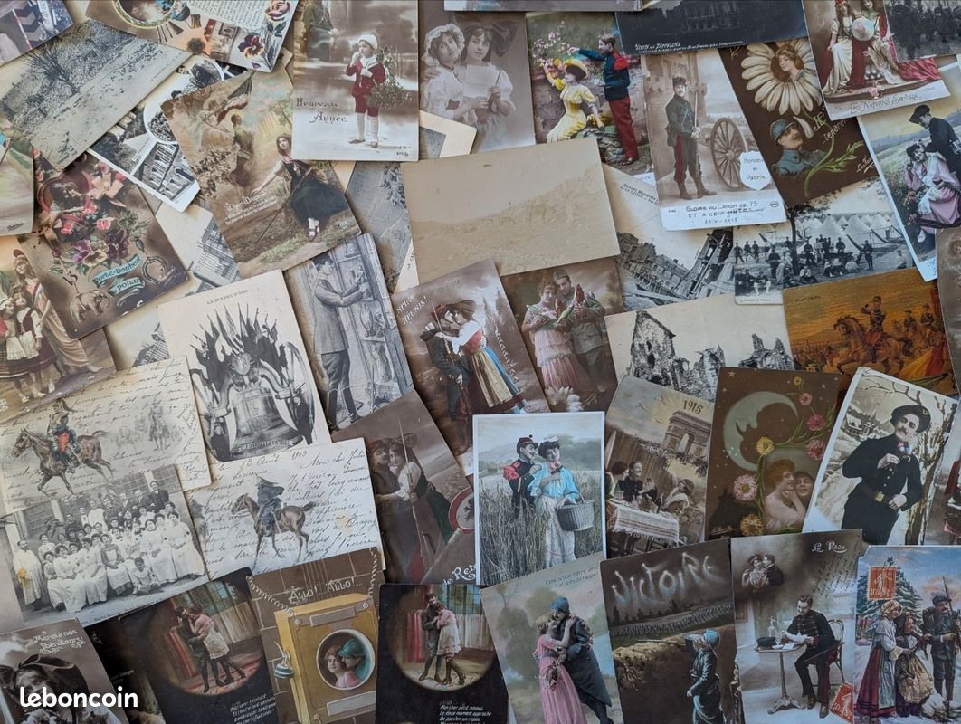 WW1 / Lot cartes postales militaires Vrac - Collection