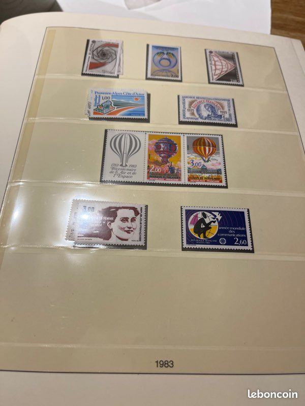 Timbres France 1983 - Collection