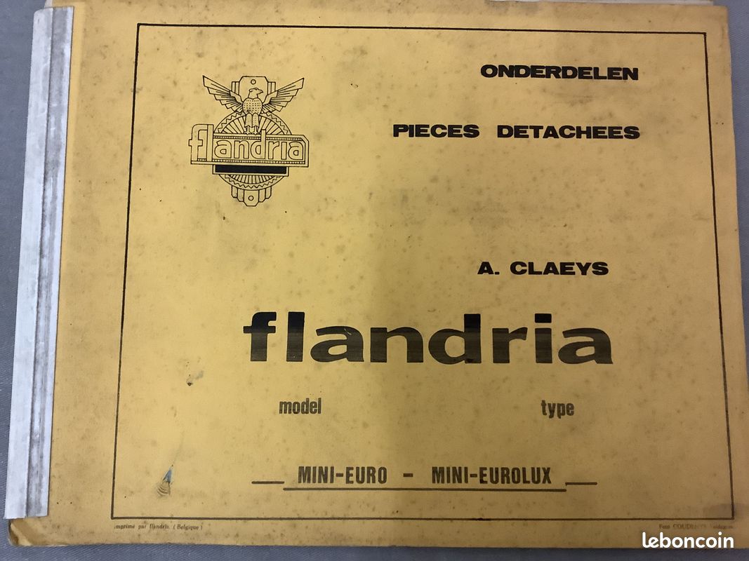 Flandria documentation cyclo - Équipement moto
