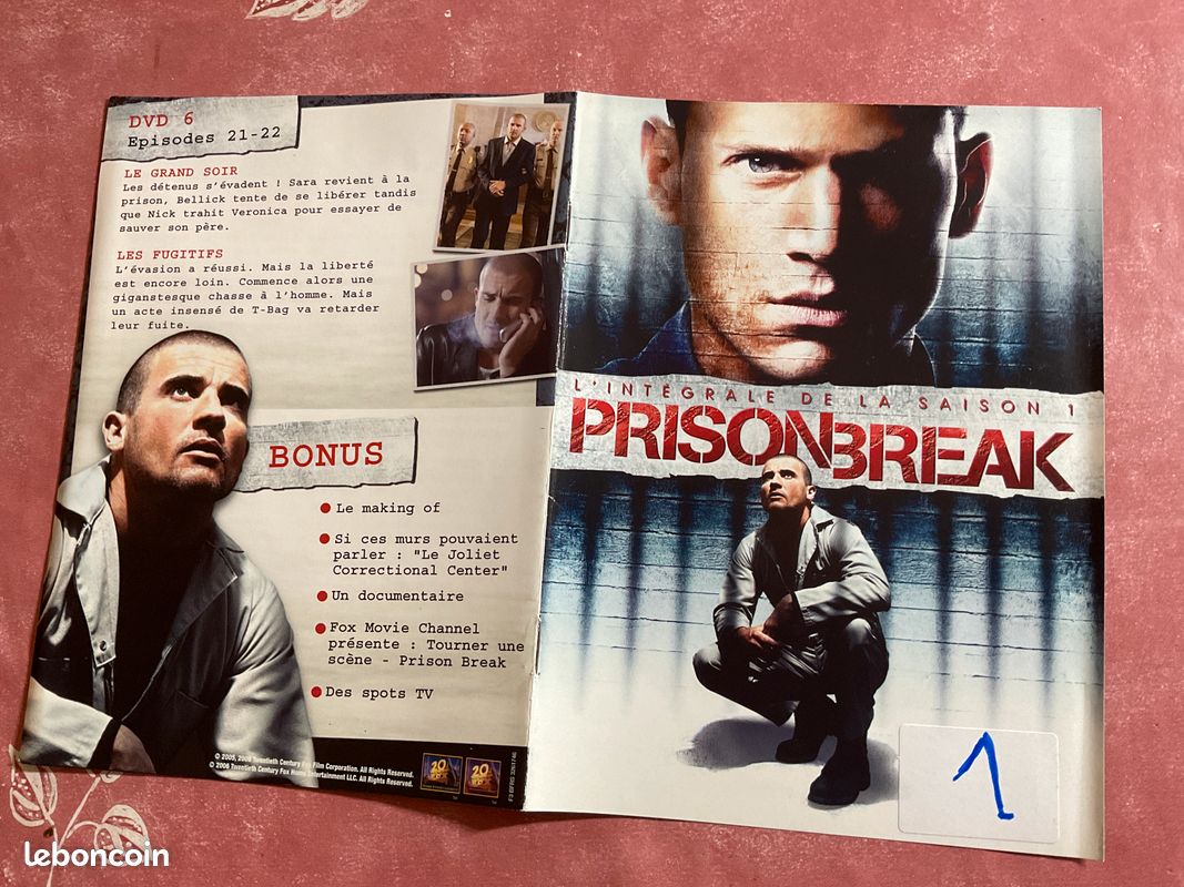 154 /-PRISON BREAk- Saison 1 - 4DVD - 22 épisodes - DVD - Films