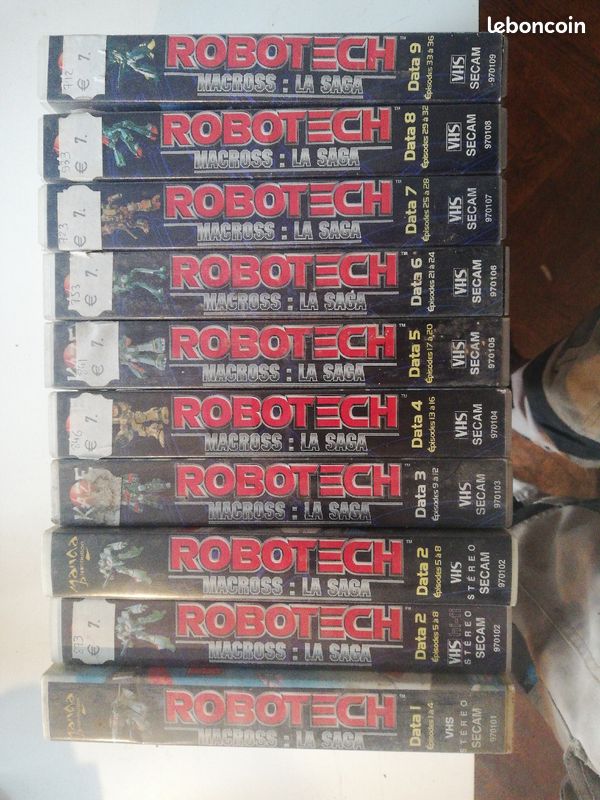 Vhs robotech data 1 a 9 - DVD - Films