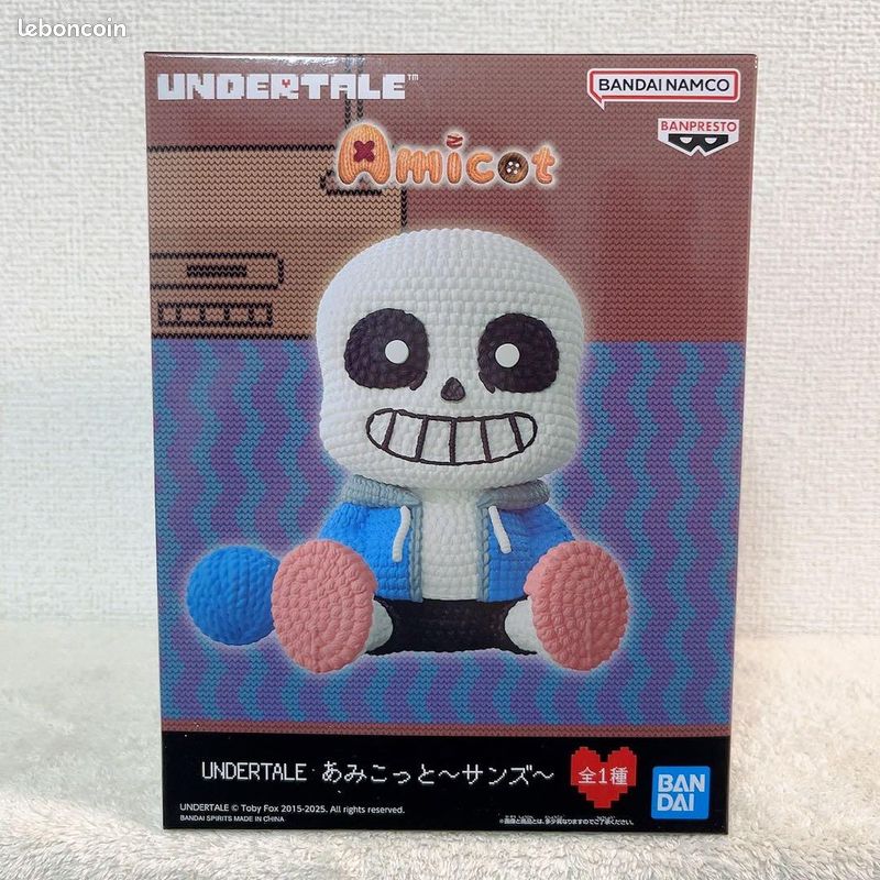 [Neuf] Figurine UNDERTALE - Sans - Amicot - BANPRESTO - Collection