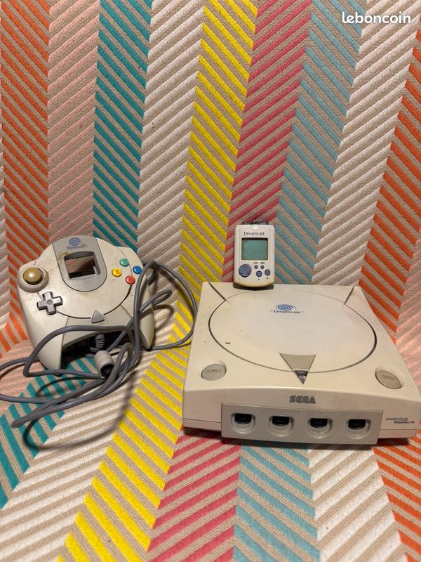 📦 SEGA Dreamcast – Console + Manette + VMU + Jeu Virtua Tennis – Très ...