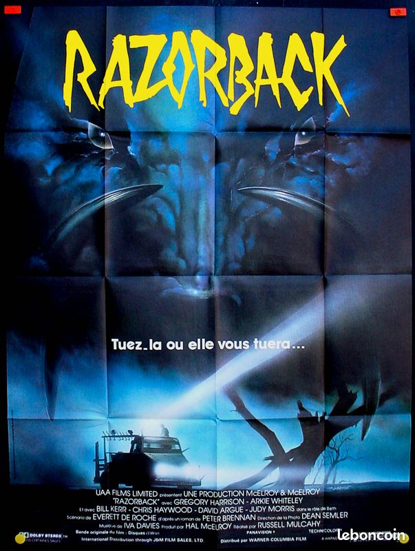 RAZORBACK - Gregory Harrison - Arkie Whiteley (HORROR 1984) GRANDE ...