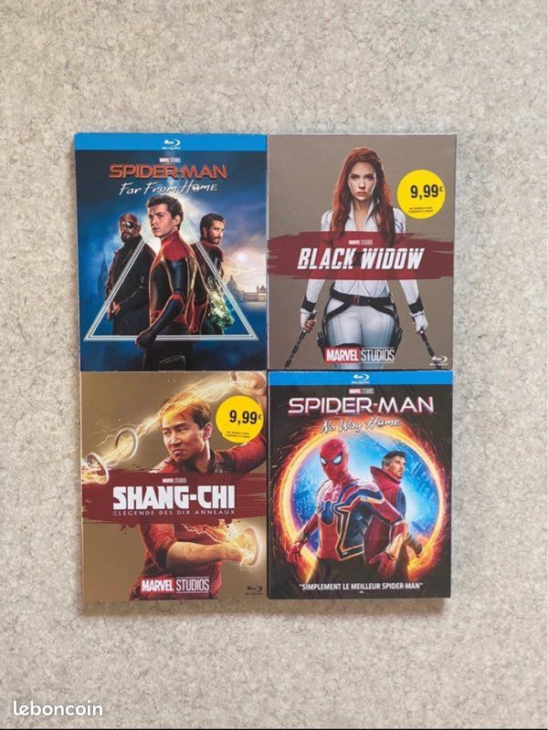 Lot de 4 Film Marvel ( Phase 4 ) en Blu - Ray sous blister - DVD - Films