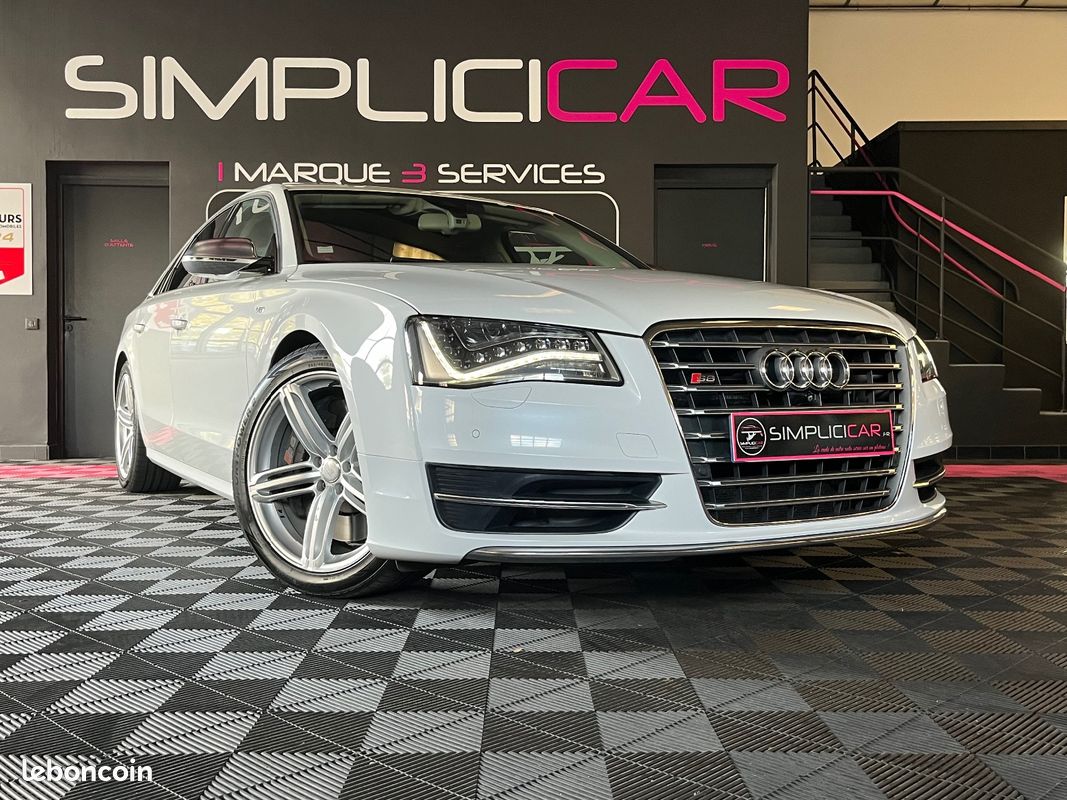 AUDI S8 S8 V8 4.0 TFSI 520 Quattro Sport Tiptronic 8 A - intérieur carbone - garantie 12 mois ...