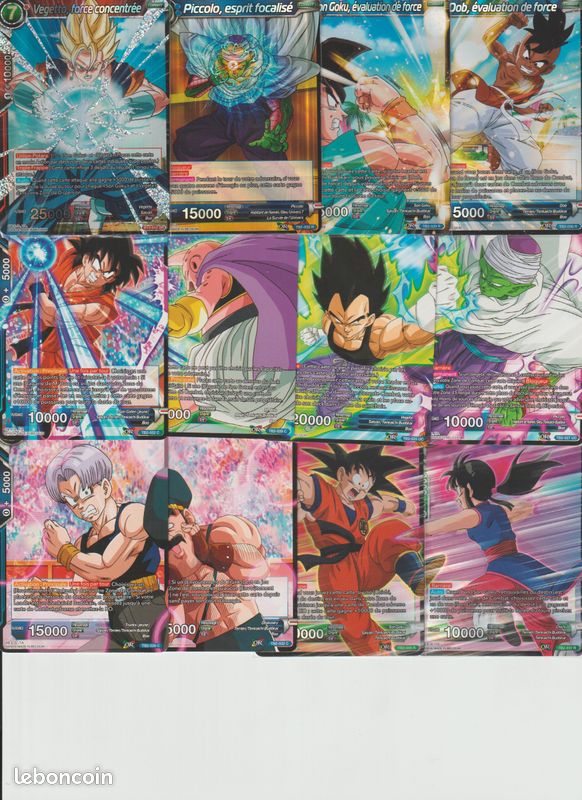 DBS Card Game lot de 72 cartes - Collection