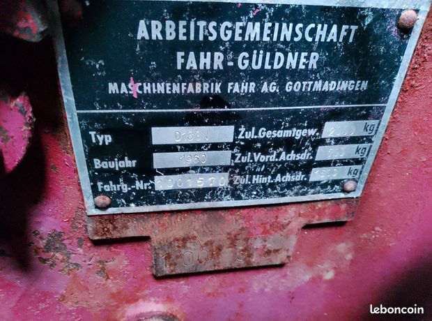 Guldner d'occasion - Tracteurs - leboncoin