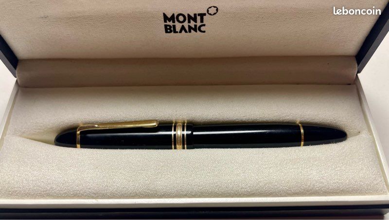 Stylo plume mont blanc meisterstück série 149 doré gros diametre ...