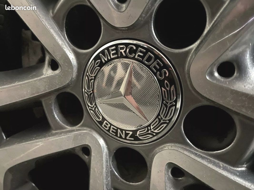Cache moyeu Mercedes jante logo emblème cache roue classe C A B E GLA ...