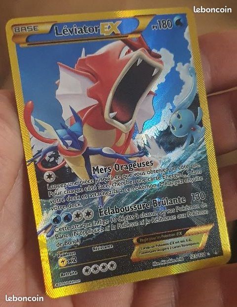 Carte Pokémon Léviator EX FA 123/122 Rupture Turbo Secrete NEUVE FR - Collection