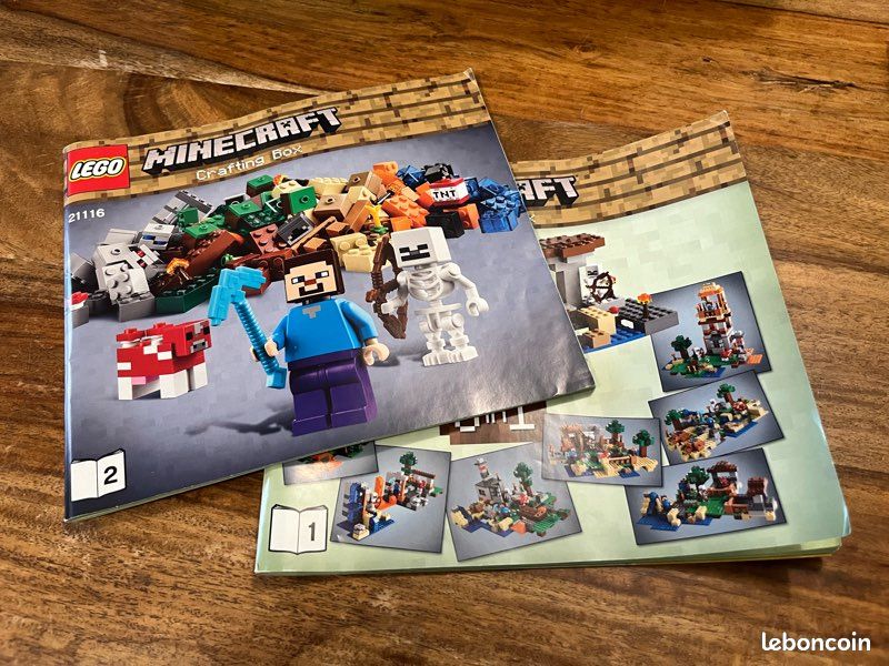 Lego minecraft 21116 complet avec boite et notice - Jeux & Jouets