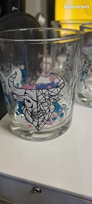 🥃 Lot de 5 verres “Destination Camargue” – Esprit vacances garanti 🌊🐂 ...