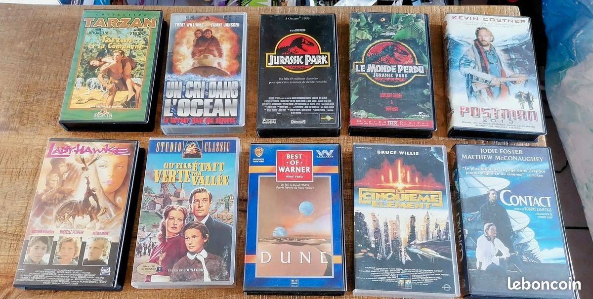 Lot Film VHS Fantastique Classique Collector - DVD - Films
