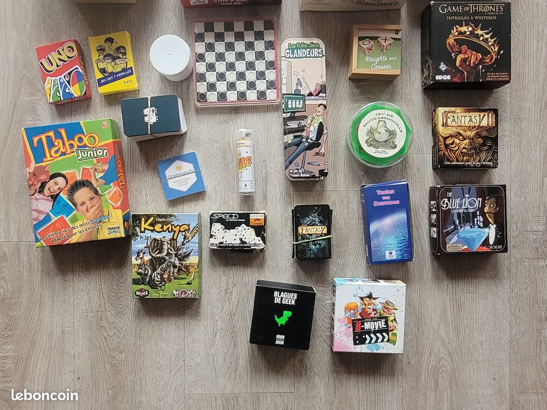 Lot de 23 jeux de société - Jeux & Jouets