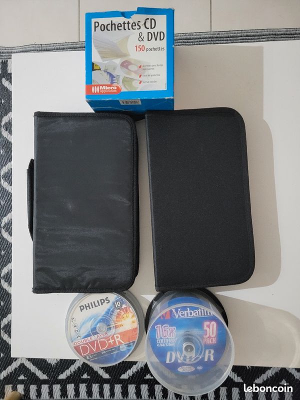 Lot de dvd vierge + pochettes - DVD - Films