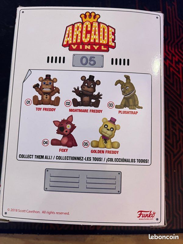 Figurine Golden Freddy - Arcade - Jeux & Jouets