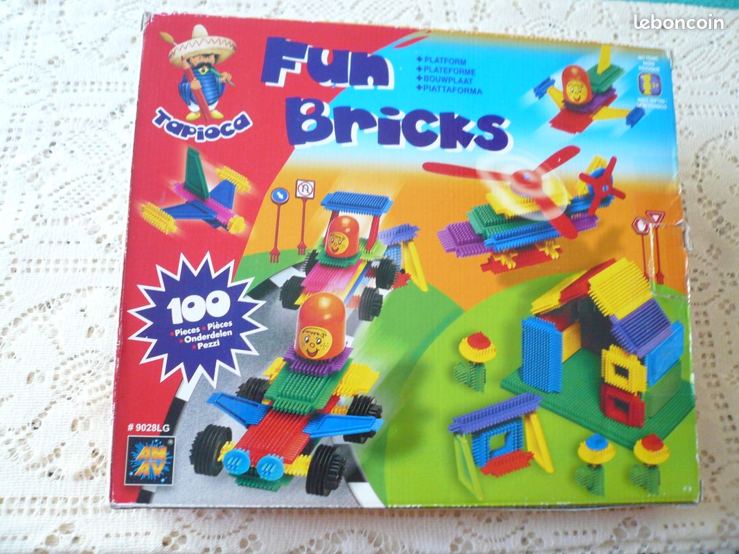 Jeu "FUN BRICKS 100 pièces - Jeux & Jouets
