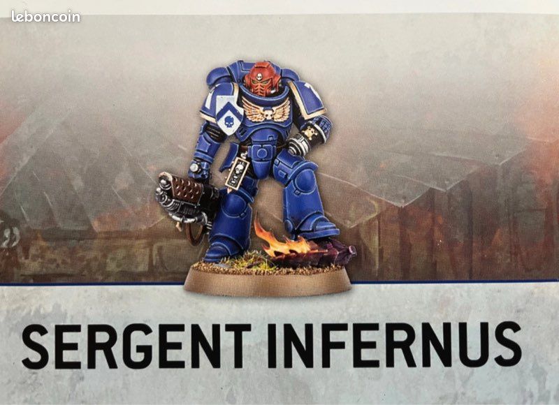 Sergent infernus Space marines warhammer 40k - Modélisme