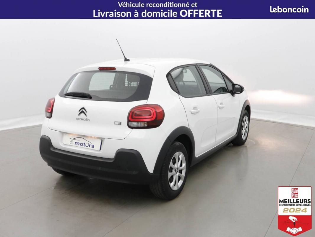 Citroën C3 Société BlueHDI 100 Feel NAV +PDC AR - Utilitaires