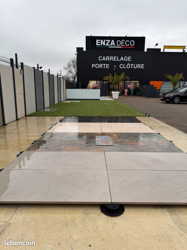 Dalle exterieure sur plot 2cm, colle offerte 🏡 Meyzieu - Bricolage