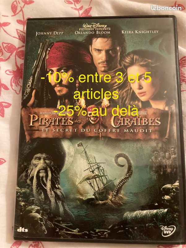 Pirates des Caraïbes le secret du coffre maudit - DVD - Films