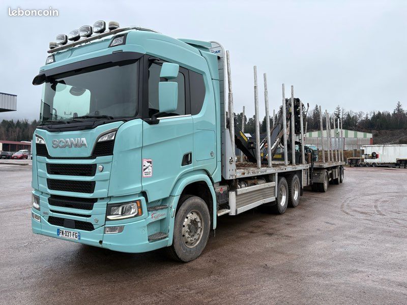 Camion remorque scania grumier - Poids lourds