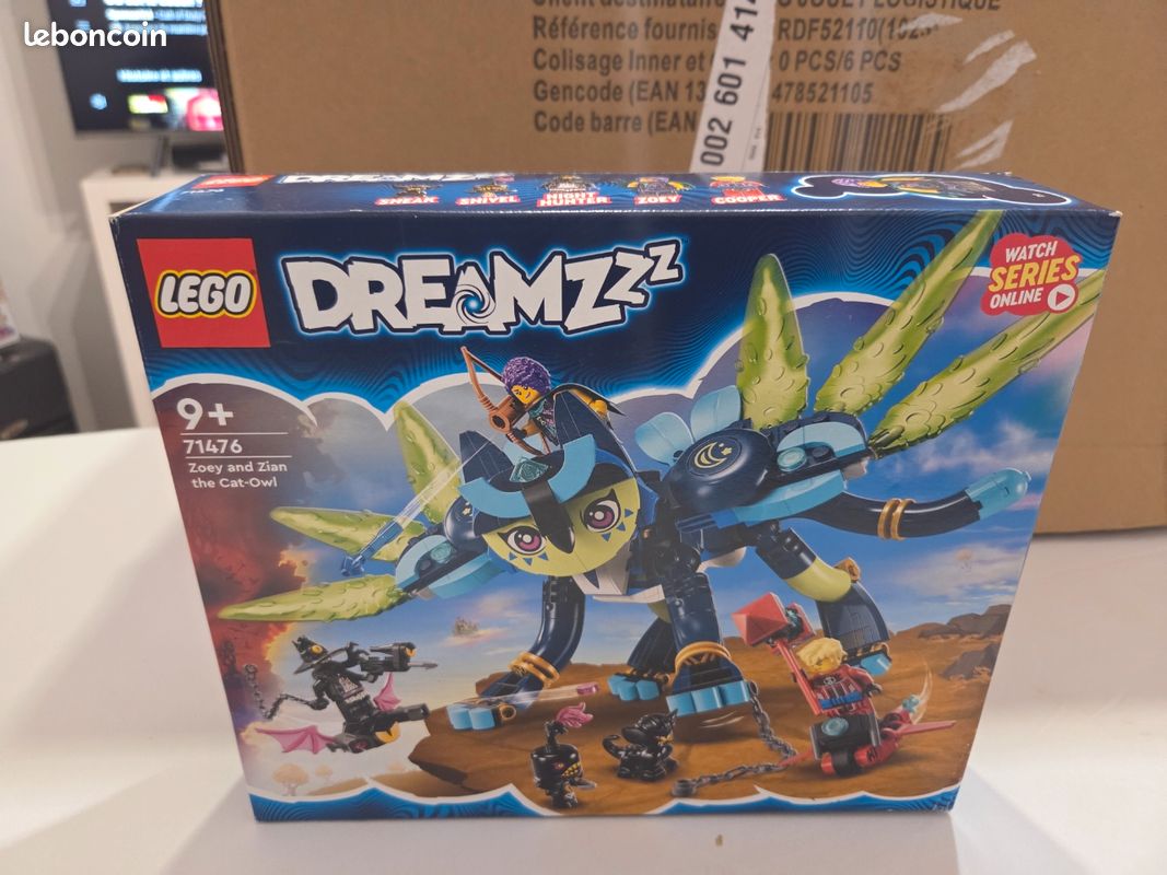 LEGO 71476 DREAMZzz Zoey et Zian, Le Chat-Hibou, Jouet de Figurines d ...