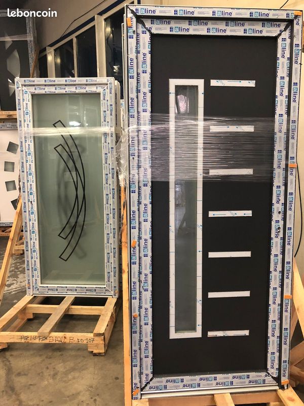 Porte d'entree PVC/ALU⁫‌⁯‌⁯⁬⁬‍‍⁪⁢⁢⁬⁪‌ - Bricolage