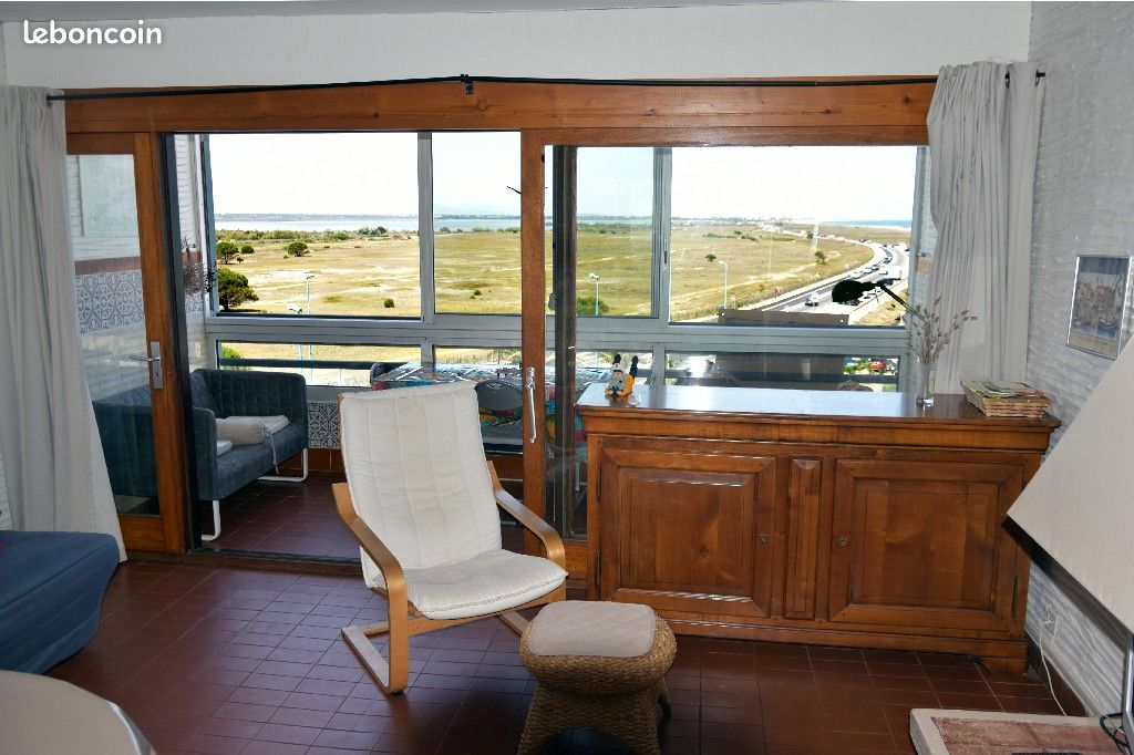 T2 appartement St Cyprien plage, vue imprenable mer et étang, tout ...