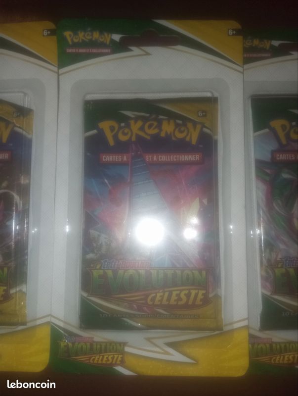 Lot de booster pokémon évolution céleste scellé - Collection