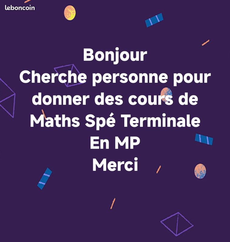 Cours maths spé terminale - Cours particuliers