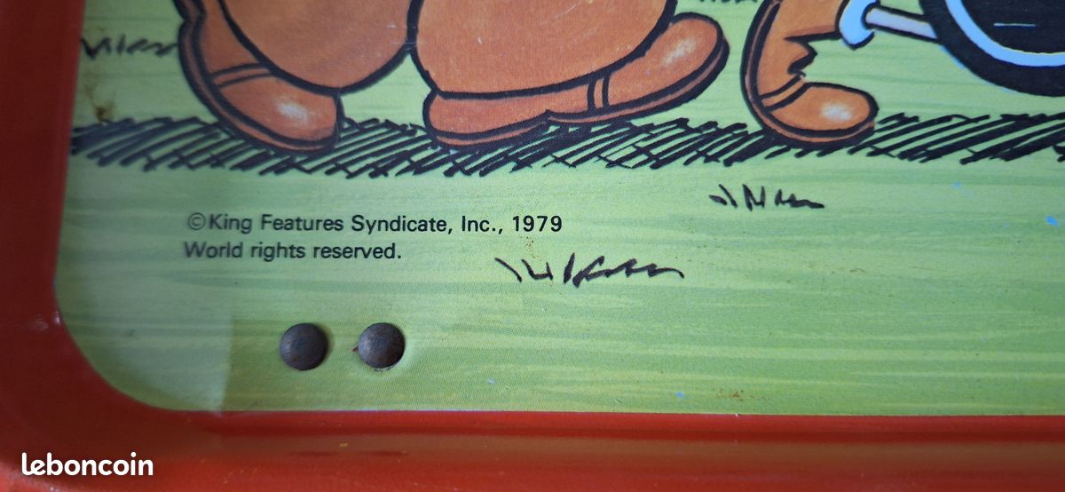 Plateau de service en métal vintage POPEYE King Features Syndicate INC ...