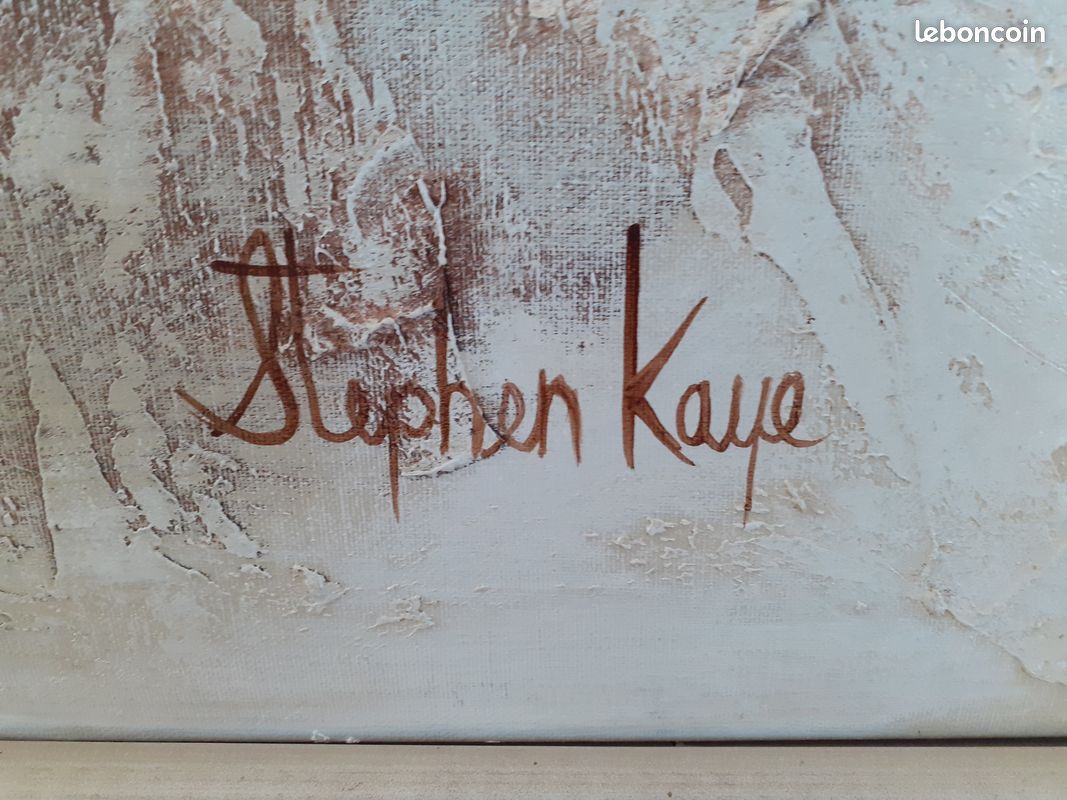 Grand tableau toile STEPHEN KAYE↘ - Décoration