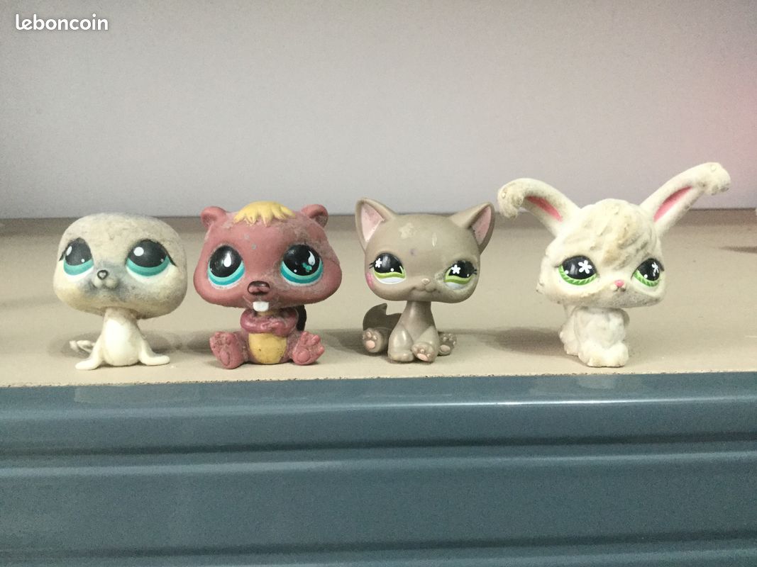 Lot LPS figurines texture velours "Fuzzy Pets" Littlest Petshop - Jeux ...