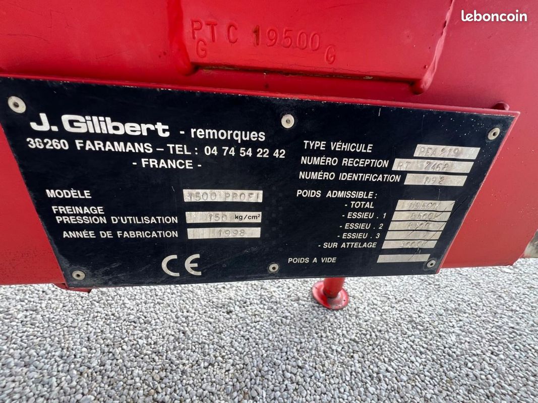 Gilibert 1500 PROFI - Matériel agricole