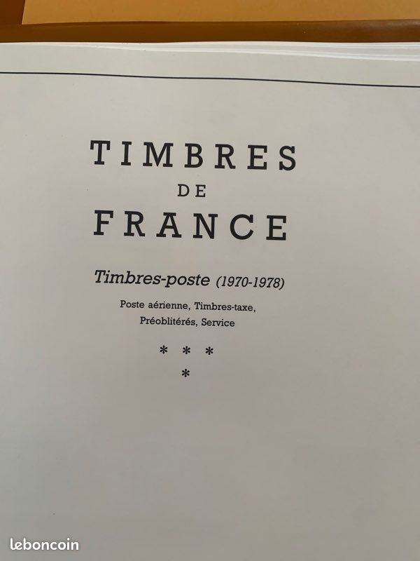 Album timbre - Collection