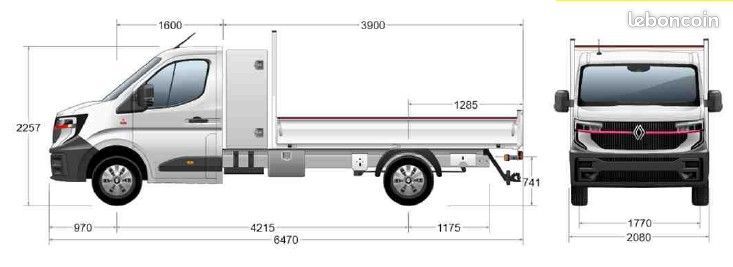 Utilitaires et fourgons d’occasion « 3t5 benne » Toute la France ...