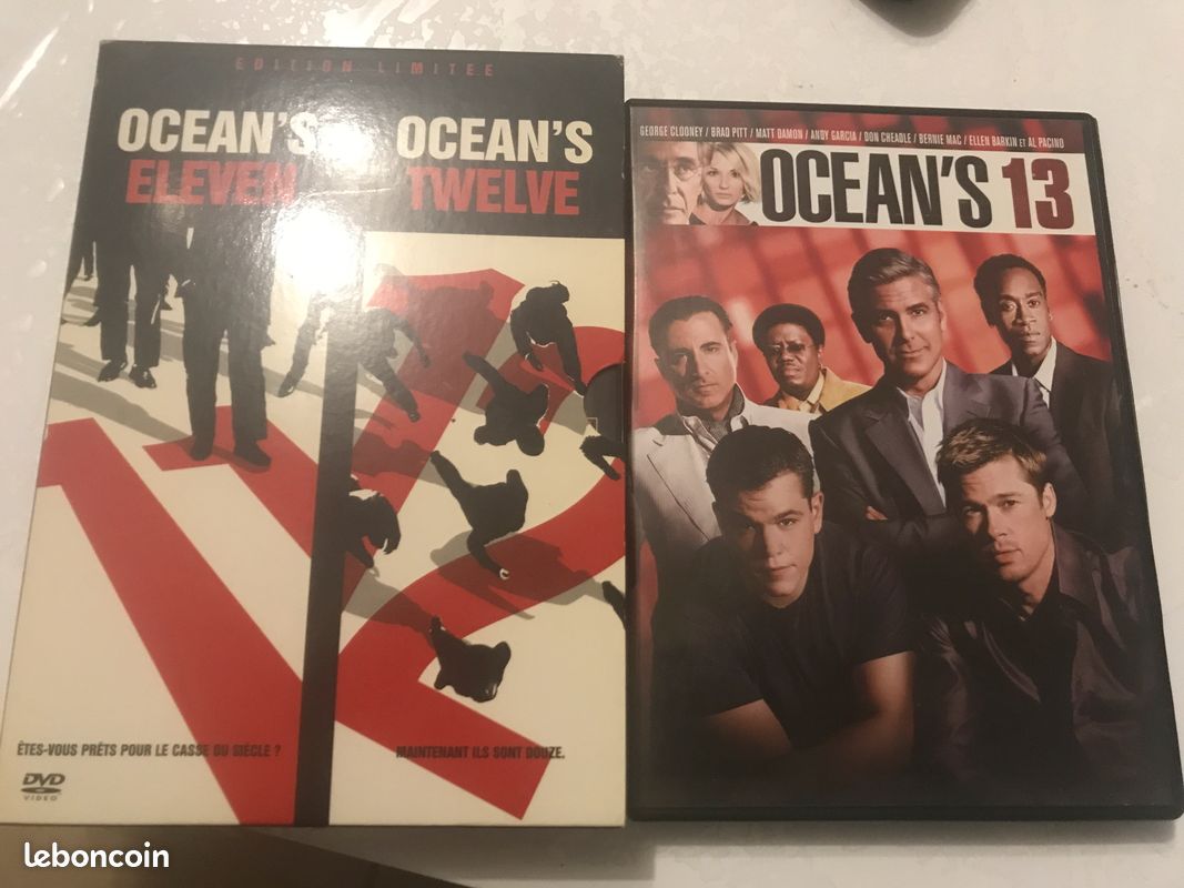 LOT 3 DVD OCEAN'S ELEVEN TWELVE 13 brad pitt george clooney - DVD - Films