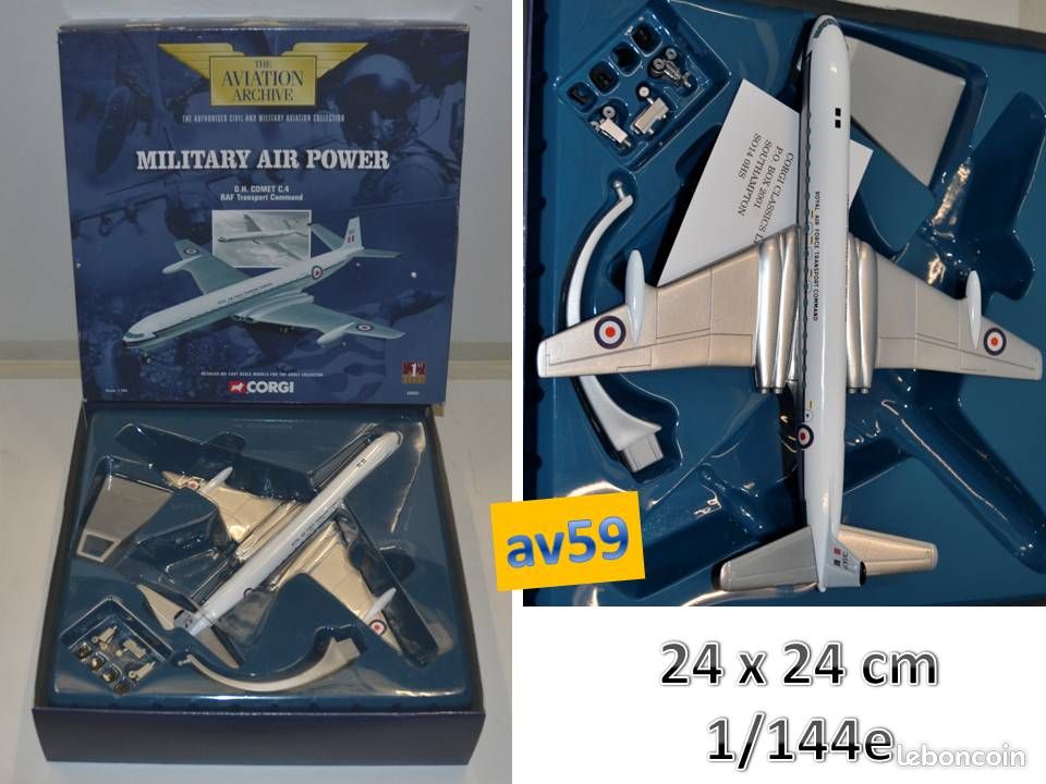 Corgi avion COMET C4 'RAF Transport command' 24cm - Collection