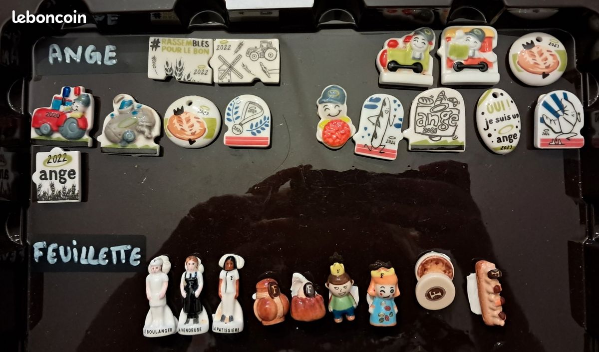 Fève Boulangerie Ange et Feuillette- prix a l'unité - Collection