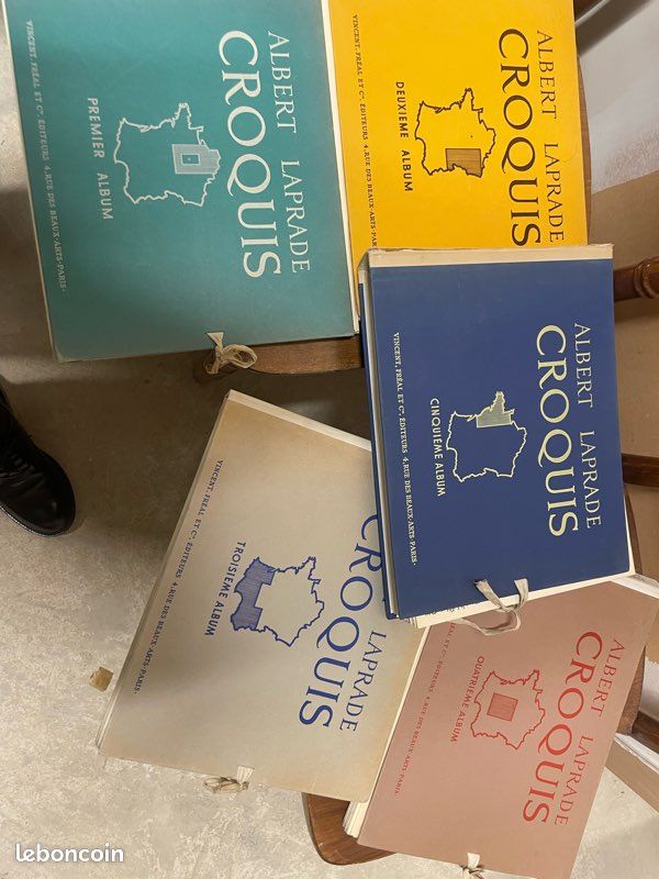 5 Volumes CROQUIS Albert Laprade - Livres