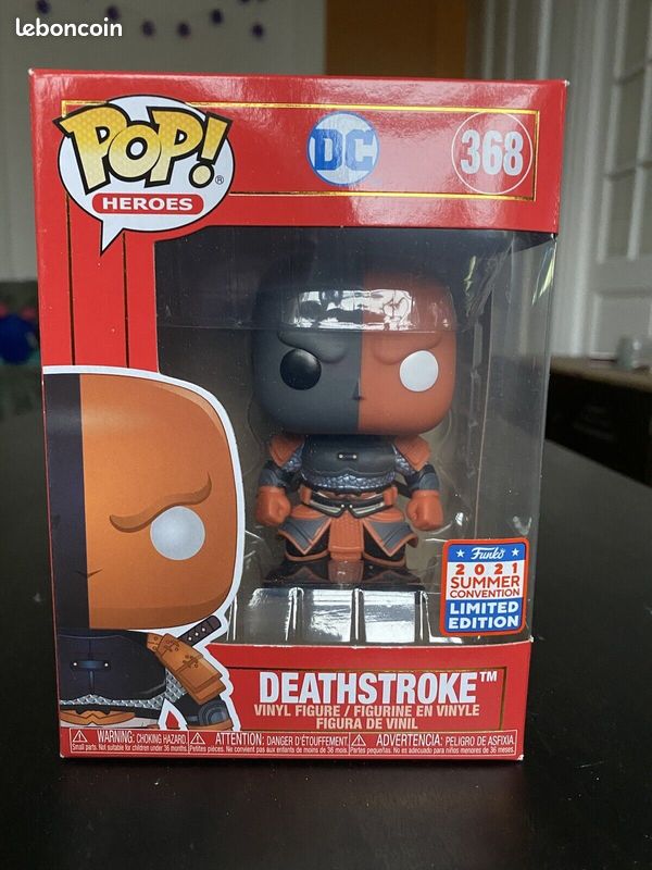 Funko POP Deathstroke DC Comics Limited Edition 2021 Summer convention ...