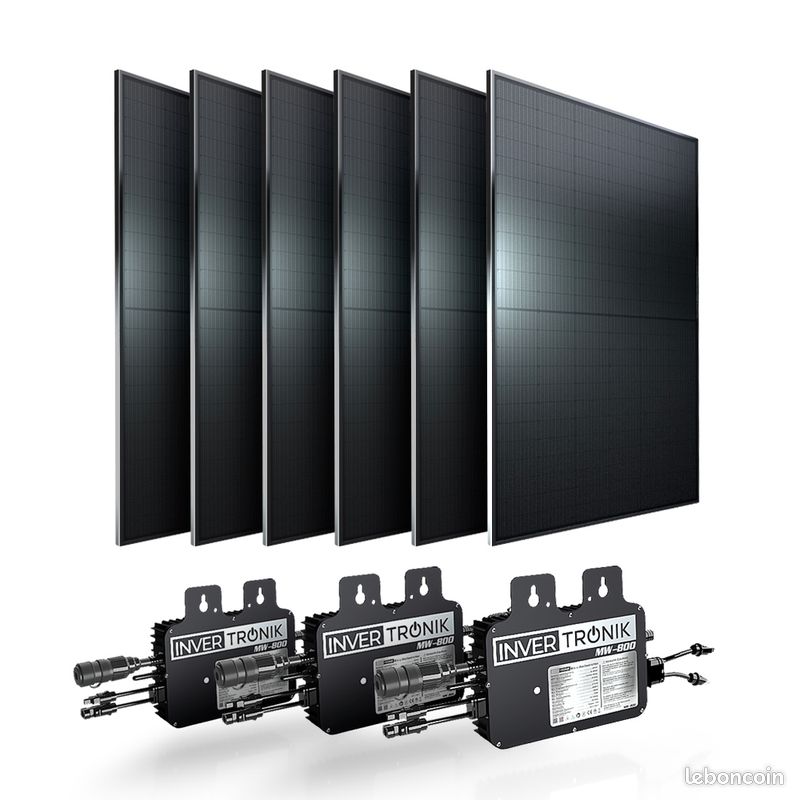 Kit 2760W PORT OFFERT Bifacial DIY Solar Box à brancher sur prise ...