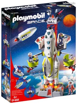 Playmobil Fusée Mars avec plateforme de lancement - Jeux & Jouets