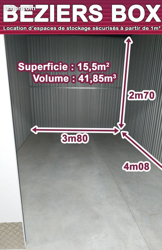 Box à louer 15,5 m² Béziers proche Polygone gare SNCF - Services de ...
