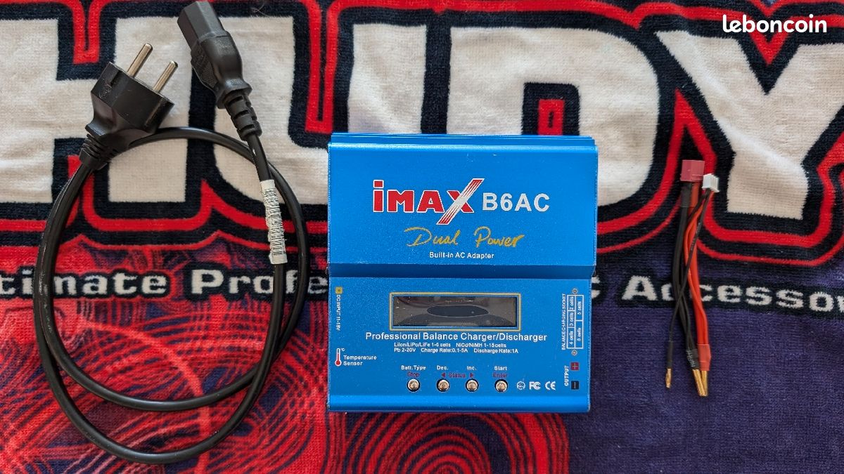 Chargeur imax B6 AC/DC 12/220V 5A RC - Modélisme