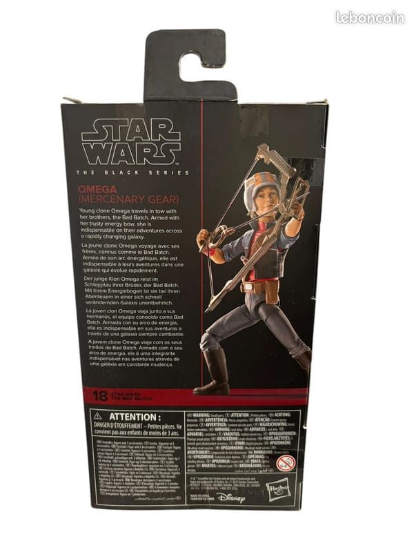 Figurine Star Wars The Black Series The Bad Batch Omega (Mercenary Gear ...